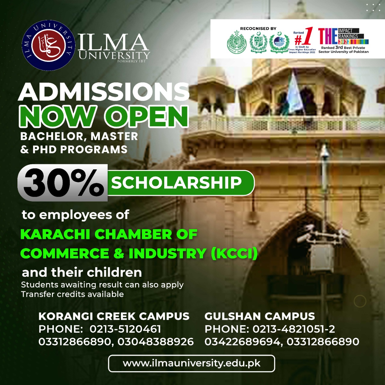 Scholarships | Ilma University